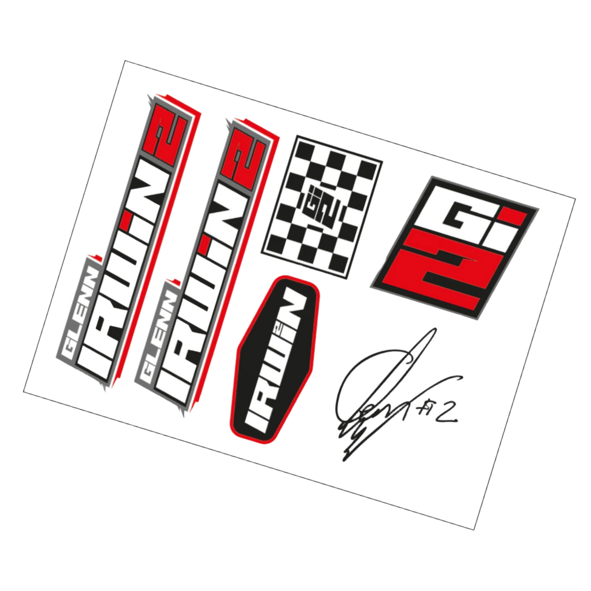 Glenn Irwin Official Sticker Pack – Zerofit UK